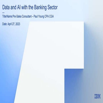 Data and AI with the Banking and Financial Services.pptx