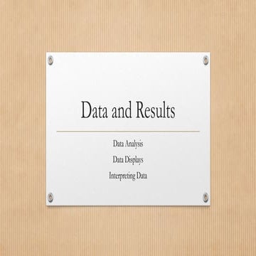 Data and results | PPT