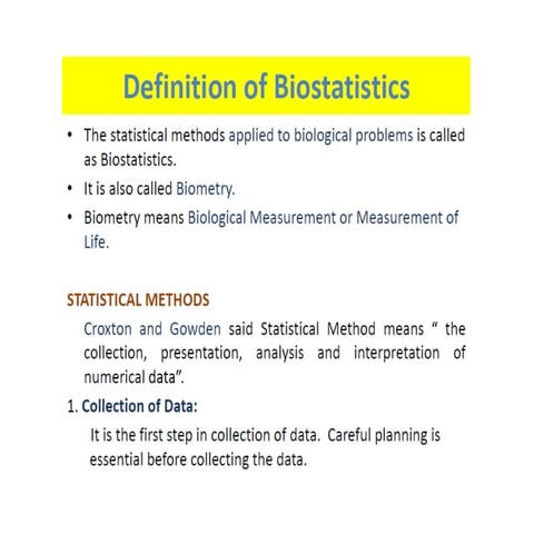 bio statistics and data collection and sampling and its type. | PPTX