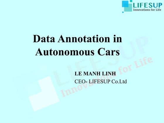 Data annotation tools in automotive industry | PDF Data annotation tools in automotive industry | PDF