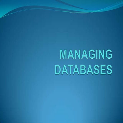 Databaselpu | PPTX | Databases | Computer Software and Applications