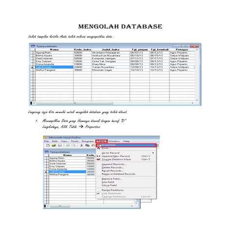2 mengolah data bag 2 & 3 | PDF