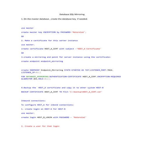 Database Sql Mirroring Pdf