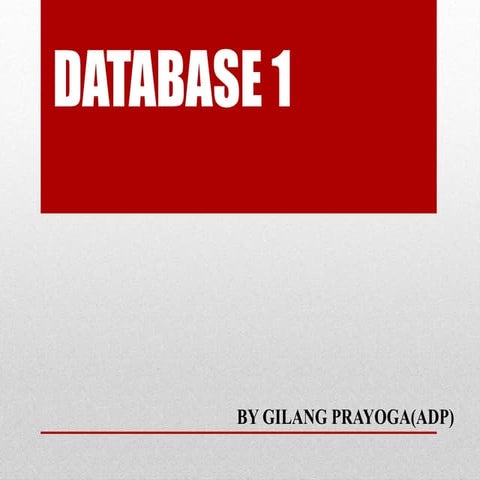 Database | PPT