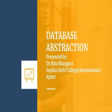 Database Abstraction Pptx Databases Computer Software And