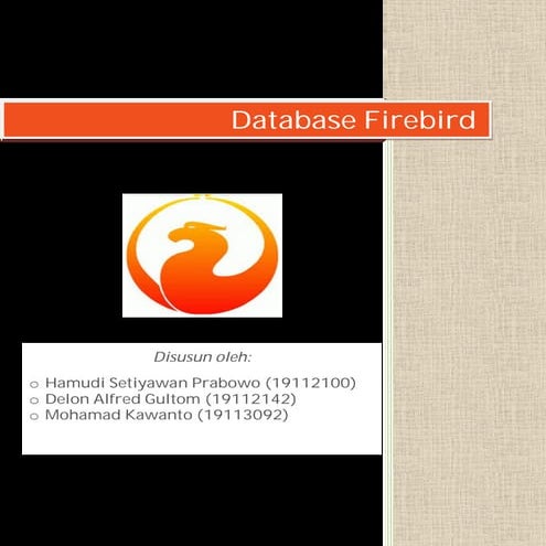 Database firebird | PDF