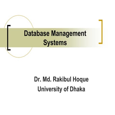 Database Lecture 1ppt Databases Computer Software And Applications 