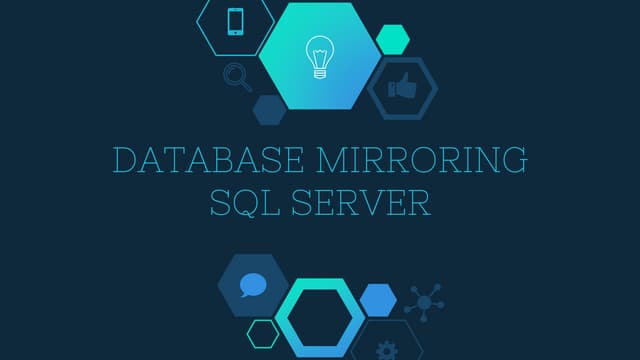 Database Mirroring Sql Server | PPT Database Mirroring Sql Server | PPT