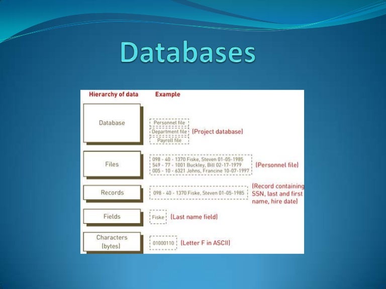 Databases