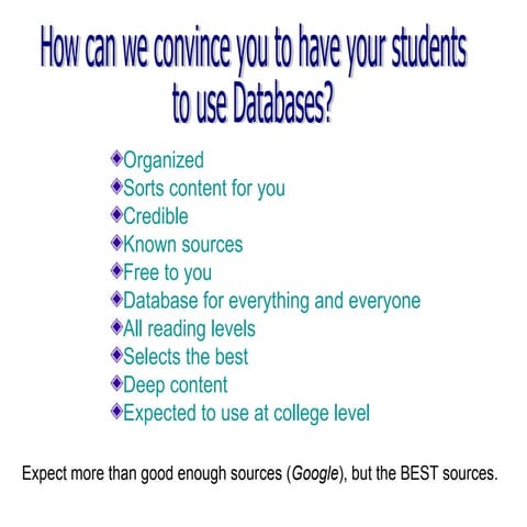 Databases | PPT