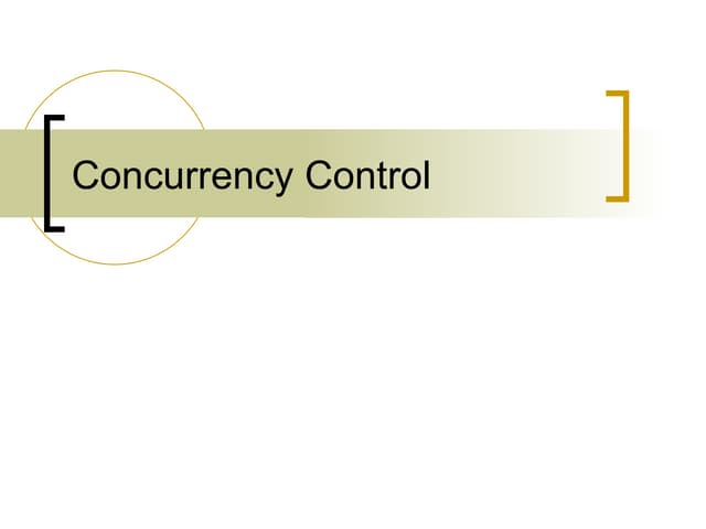 Distributed Dbms Unit 8 Distributed Transaction Management And Conc