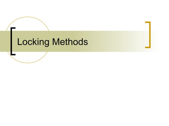 Deadlock Dbms