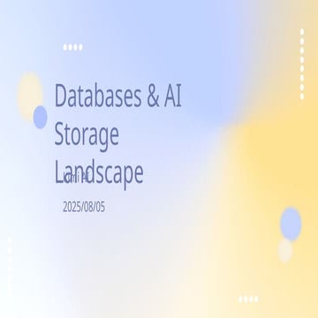Databases & AI Storage Landscape(1).pptx