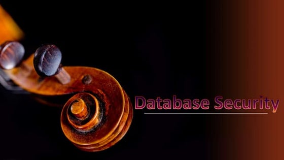 Database Security Pptx Databases Computer Software And Applications