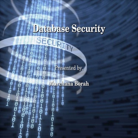 Database Security Ppt