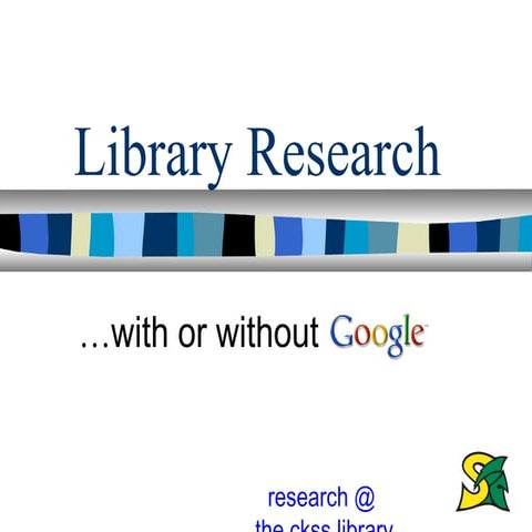 Databases vs. Google | ODP