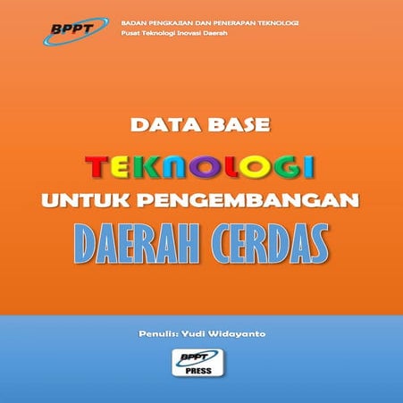 Data base teknologi daerah cerdas | PDF