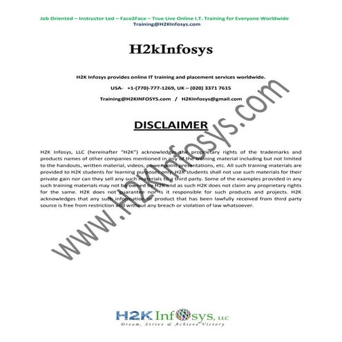 Database Testing Interview Questions By H2kinfosys Pdf