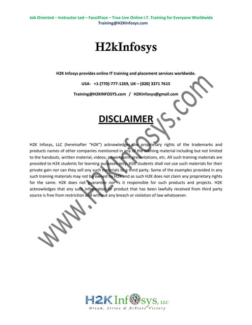 Manual Qa Testing Interview Questions From H2kinfosys Pdf