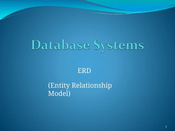 Er Model In Dbms Odp Databases Computer Software And Applications