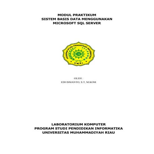 Database with SQL Server | PDF