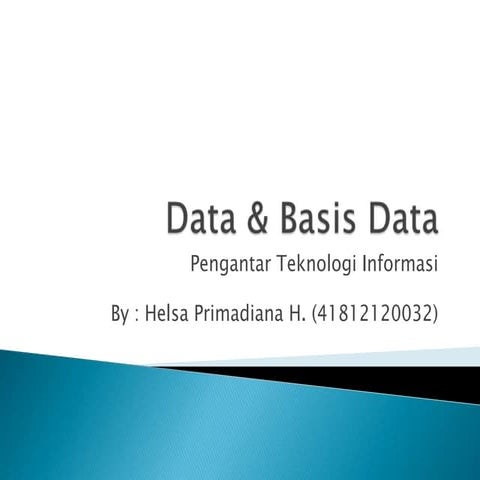 Data & basis data modul 5 | PPT