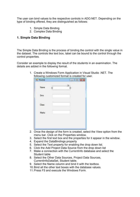 data binding.docx data binding.docx