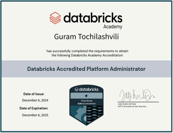 Databricks Accredited AWS Platform Architect | PPT
