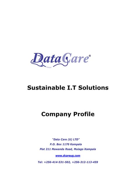 LC Profile Based on Balanced Scorecard | PDF