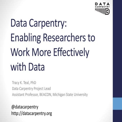 Data carpentry ndic-2015-05-05 | PPTX