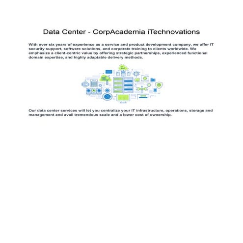 Data Center.pdf | IT and Internet Support | Internet