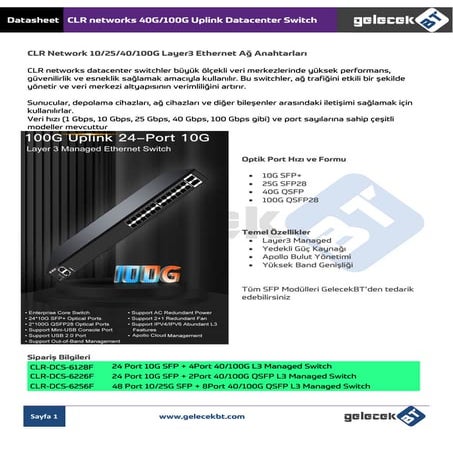 Datacenter Switch Pdf