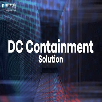 Data Center Containment Solution - Optimize your data center's ...