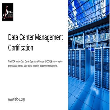 Data Center Management Certification.pdf