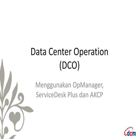 Data center operation | PPT