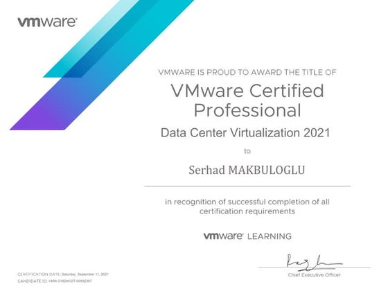 VMware Certified Professional - Data Center Virtualization 2019 (VCP ...