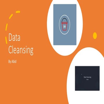 Data cleansing presentation by Digital Bucket Company | PPT