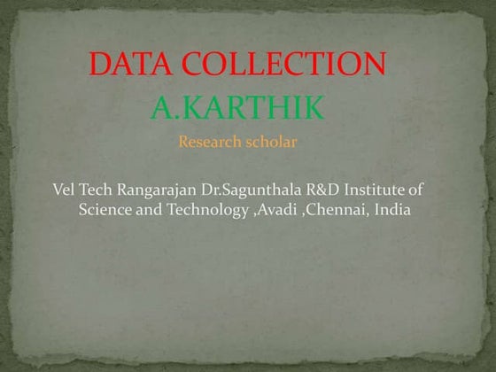 Lesson 22 planning data collection procedures | PPTX