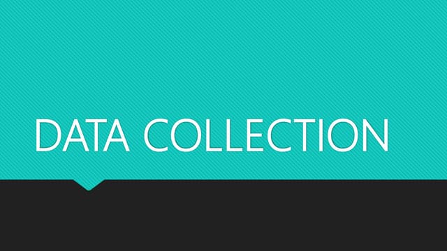 Data Collection Pptx