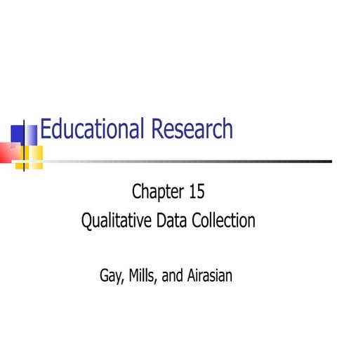 Data collection chapter 15 from the companion website for educational ...
