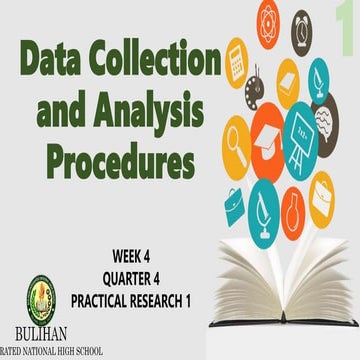 DATA COLLECTION AND ANALYSIS PROCEDURE.pptx | Educational Assessment | Education