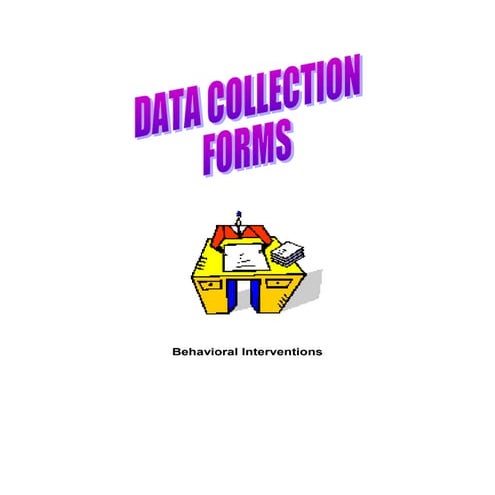 Data Collection Forms | DOC