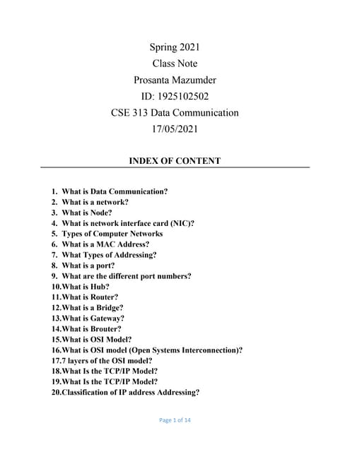 Data communication | PDF