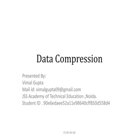 Data compression | PPT