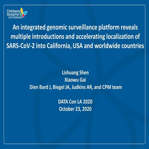 An integrated genomic surveillance platform reveals multiple ...