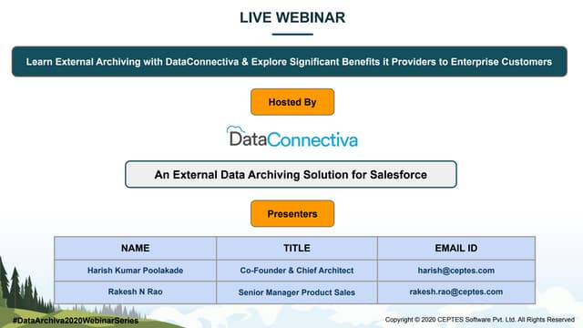 Salesforce Data Management How Salesforce Data Can Be Archived To Various External Databases