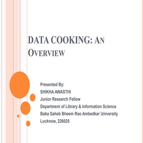 Data cooking | PPTX