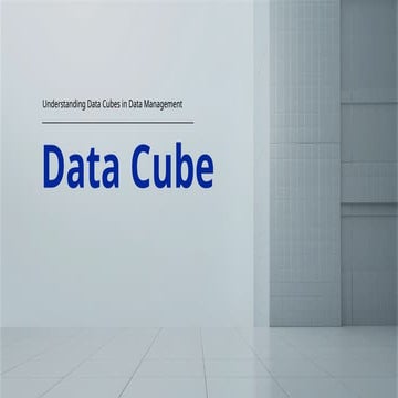 Introduction to data warehouse, Data Cube.pptx