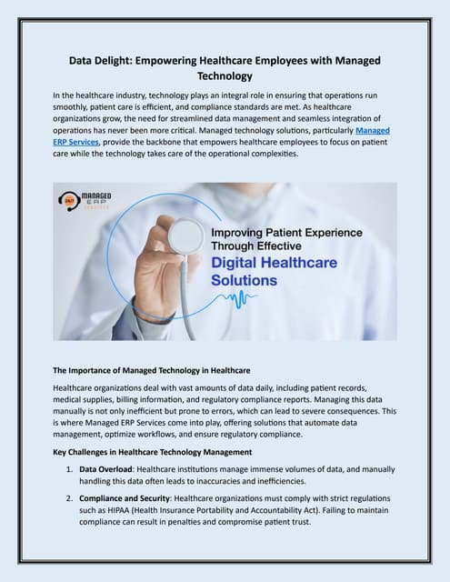 Transforming Healthcare with AI and Automation A New Era Of Efficiency | PDF