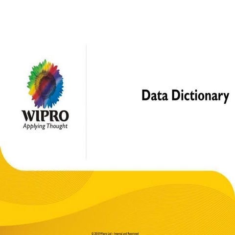 SAP Data Dictionary ABAP Dictionary Tables | PPTX